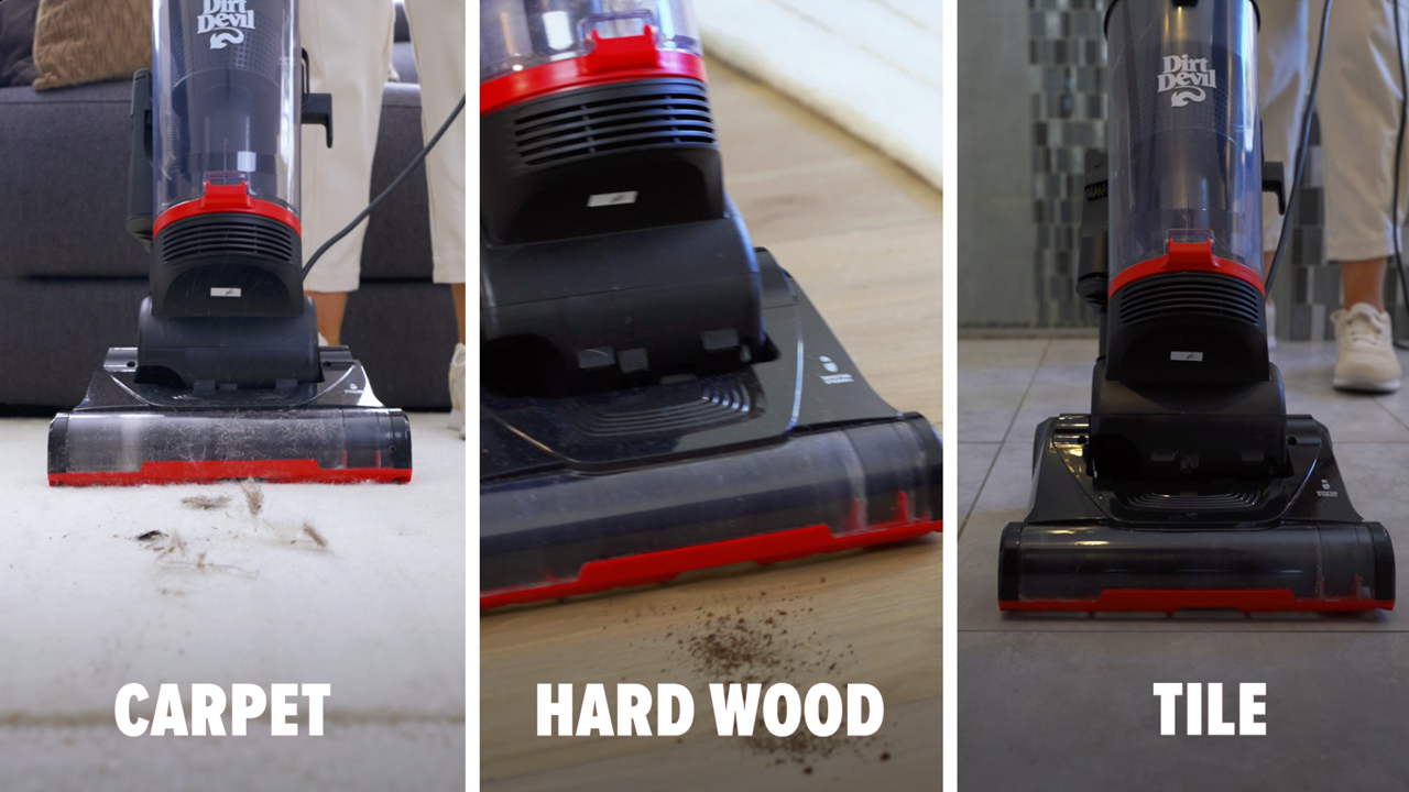 Dirt Devil Quick Clean Bagless Upright Vacuum Cleaner, Lightweight ...