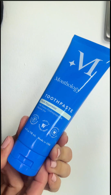 Mouthology, 4 oz, Nano Hydroxyapatite Toothpaste, Fluoride-Free ...