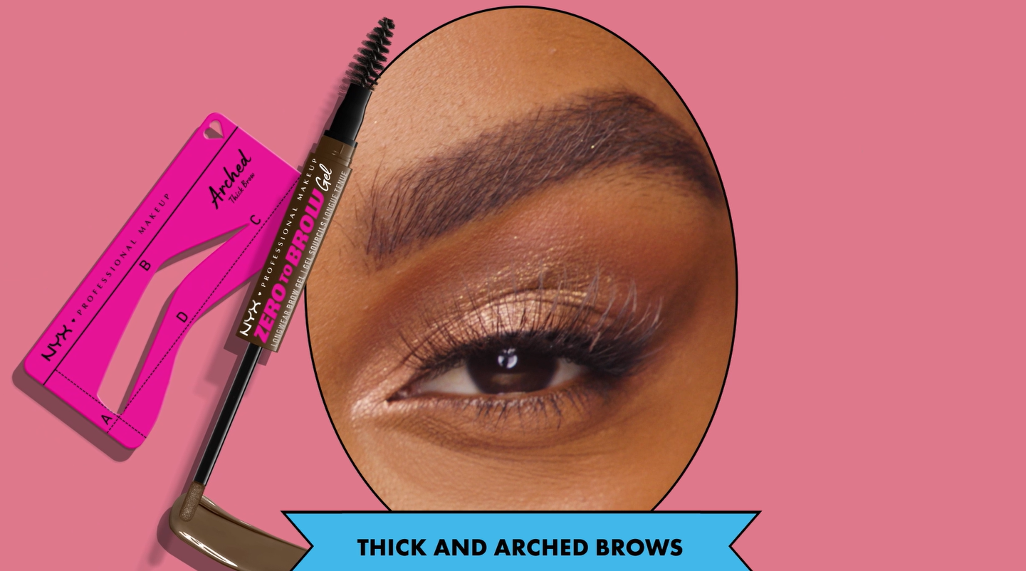 NYX Professional Makeup Zero to Brow Longwear Eyebrow Gel, Ash Brown, 0 ...