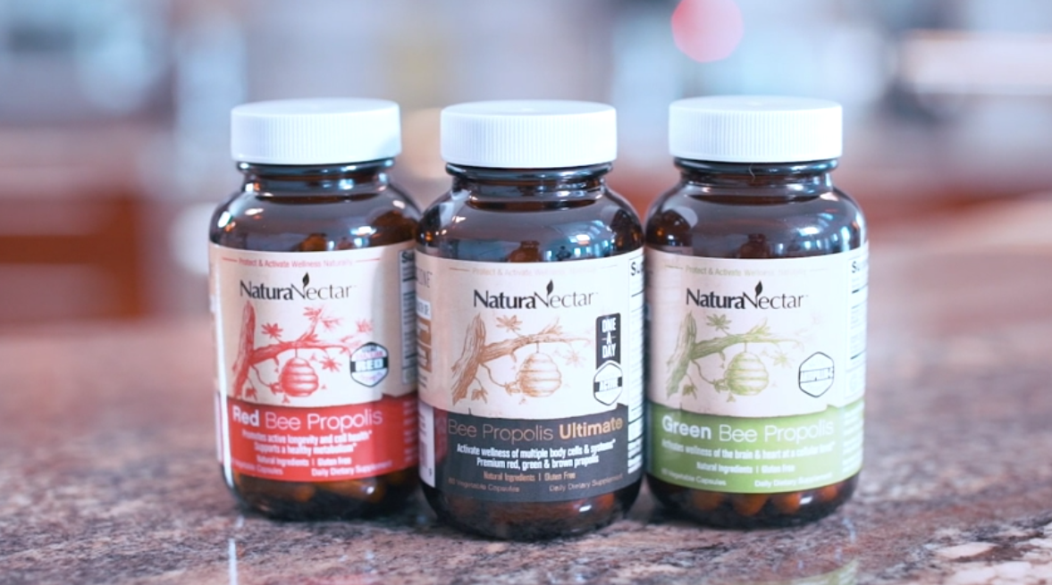 NaturaNectar Bee Propolis Ultimate Vegetable Capsules Daily Dietary ...