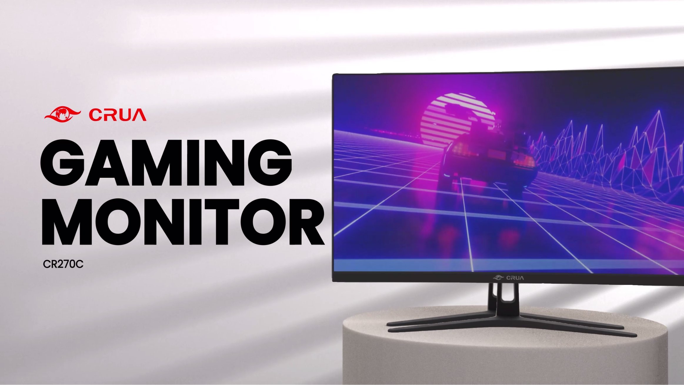 CRUA 27" 165Hz/180Hz Curved Gaming Monitor - FHD 1080P,FreeSync,1800R ...