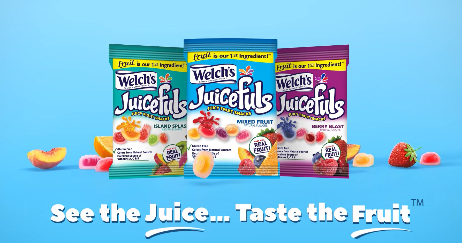 Welch's Fruit Snacks, Juicefuls Mixed Fruit, 1 oz, 20 Pack - Walmart.com