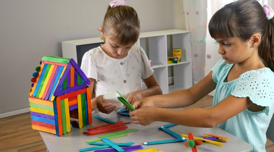 GUSTO, Colored Popsicle Sticks, 6" 100-pack, Assorted Colors - Walmart.com