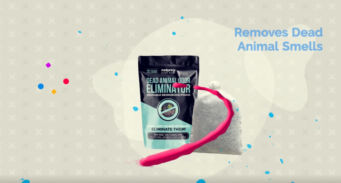 Nature's Pure Edge All Natural Odor Eliminator Reusable Large Pouch ...