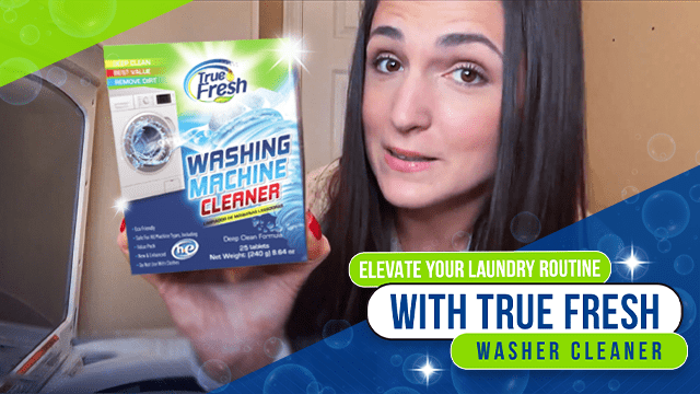 True Fresh Washing Machine Cleaner Tablets, 15 Pack, Front Loader, Top ...