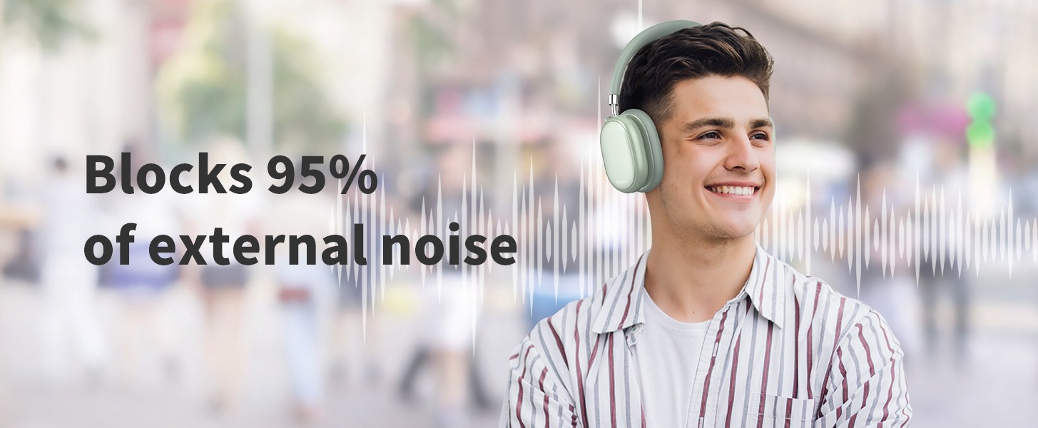 Srhythm NC95 Hybrid Noise-Cancelling Headphones, Bluetooth Srhythm NC95 Hybrid Noise-Cancelling Headphones, Bluetooth