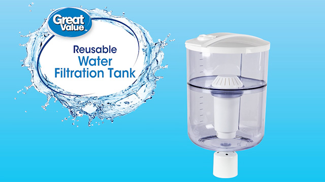 Free Shipping! Great Value Reusable Water Filtration Tank for Top ...