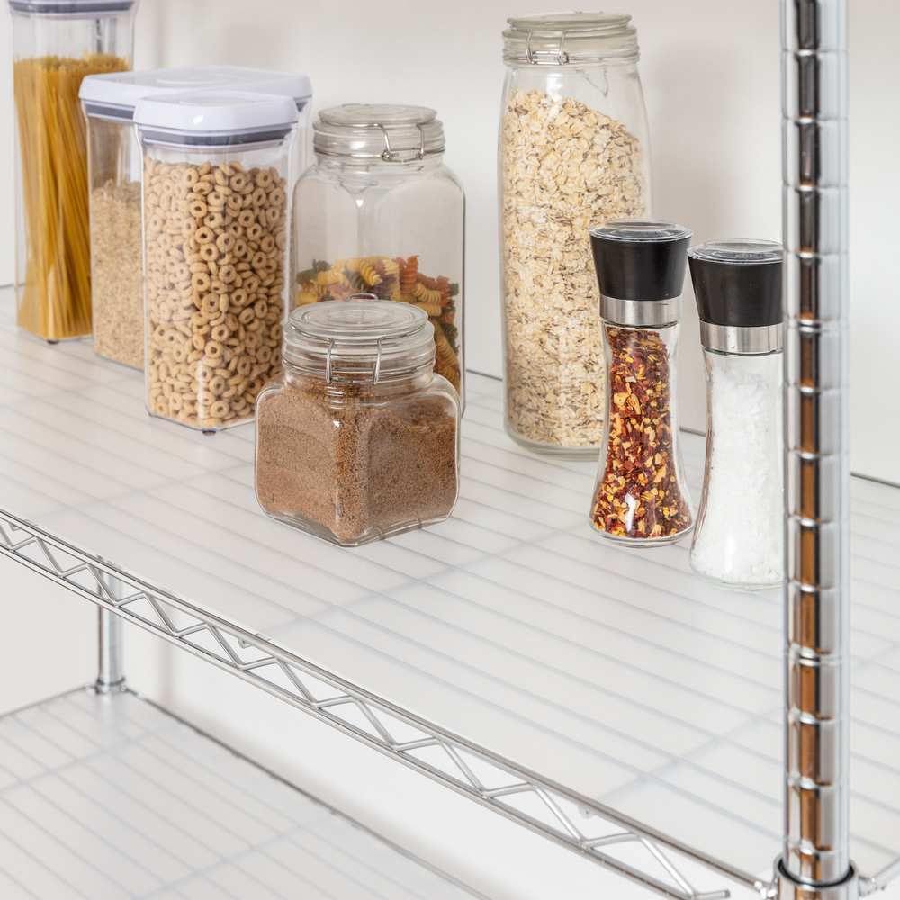 GORILLA GRIP Wire Shelf Liner, Set of 6 Waterproof Shelving Liners ...