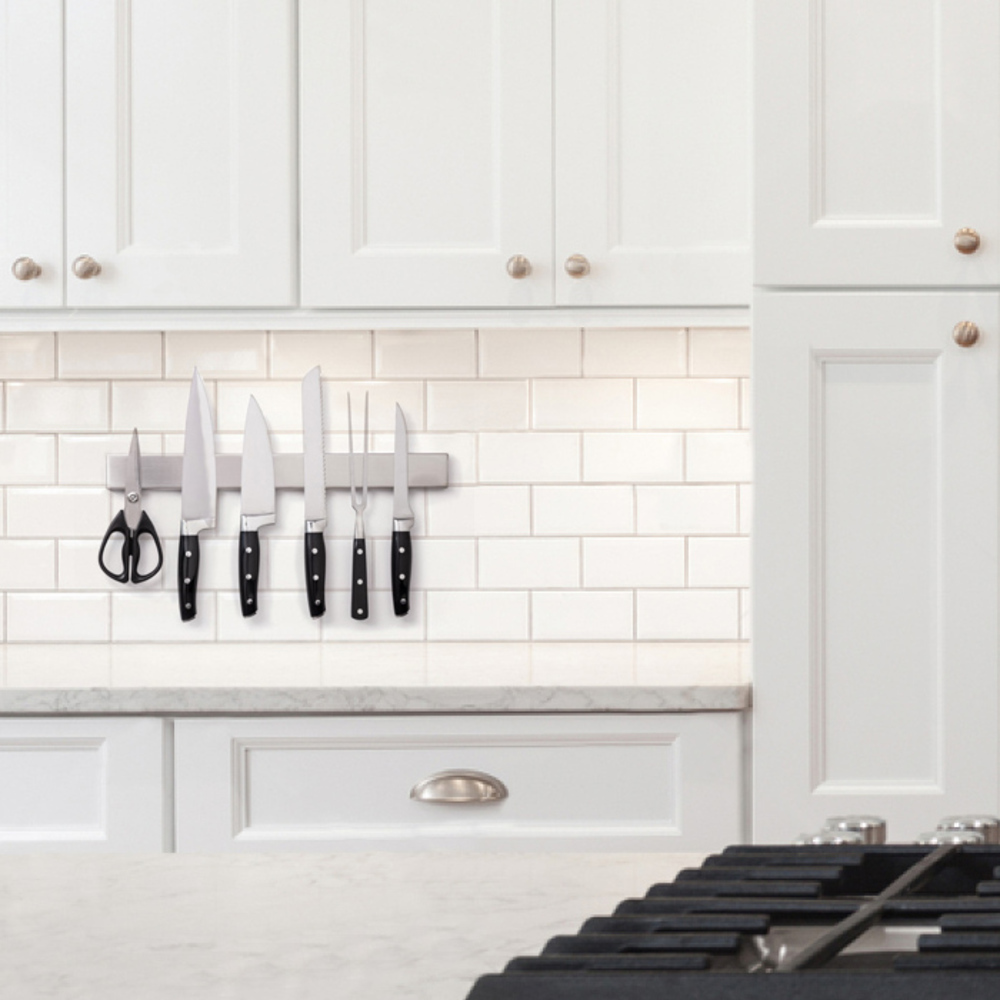 GORILLA GRIP Magnetic Knife Holder, Stainless Steel Wall Mounted Magnet ...