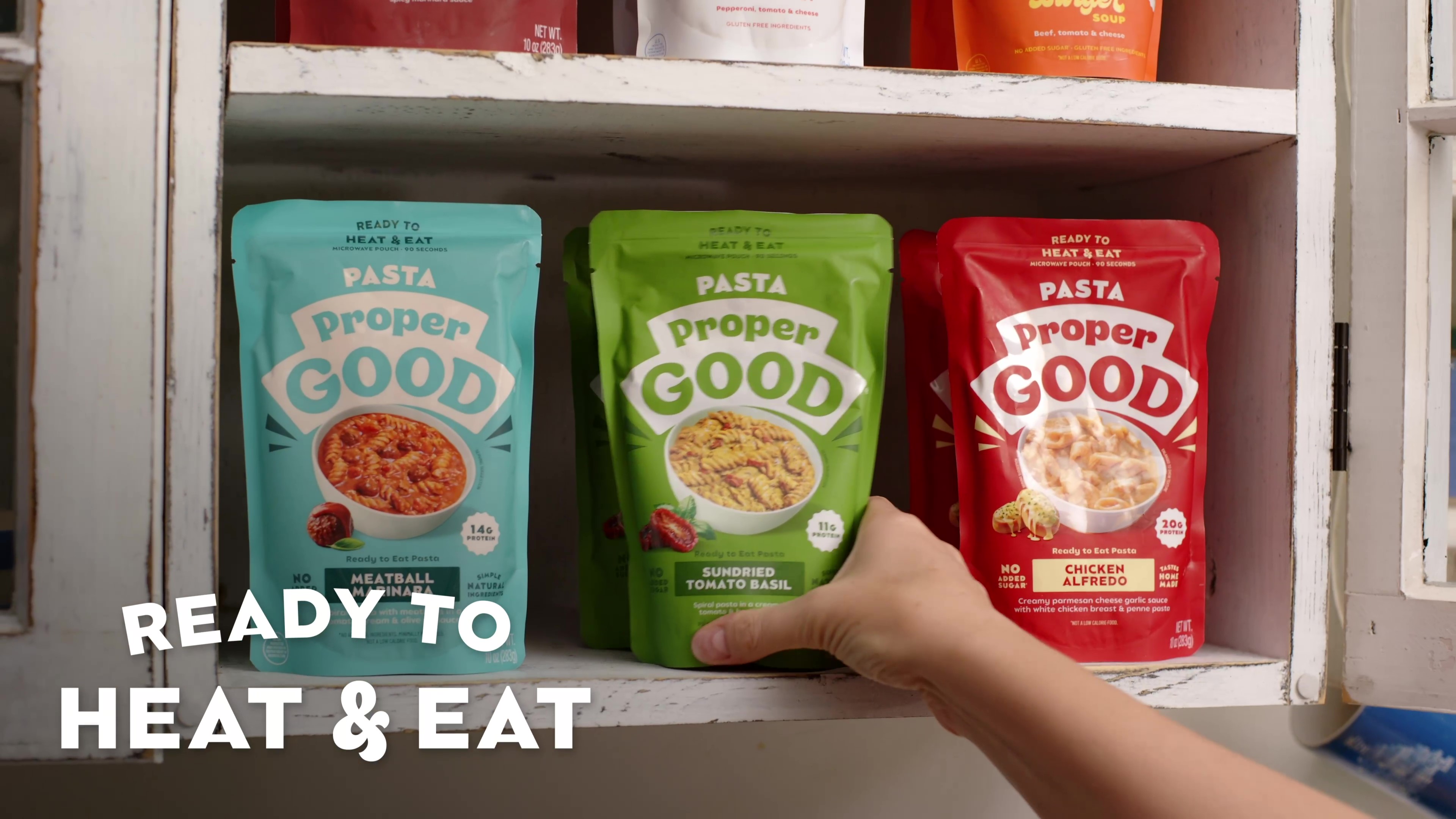 Proper Good Sundried Tomato Basil Pesto Pasta Ready to Serve Shelf ...