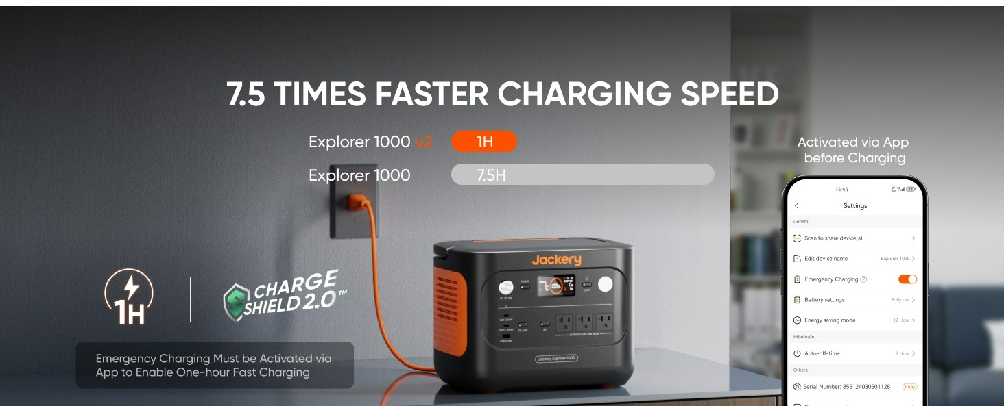 Jackery Solar Generator 1000 v2(2024 New), 1070Wh Portable Jackery Solar Generator 1000 v2(2024 New), 1070Wh Portable